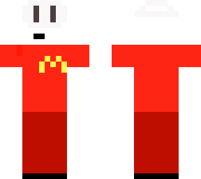 Fast food worker (with virtual reality headset) (Java) | Minecraft Skin