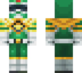 Green Ranger - Xbox360 Power Rangers Skin Pack | Minecraft Skin