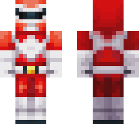 Red Ranger - Xbox360 Power Rangers Skin Pack | Minecraft Skin