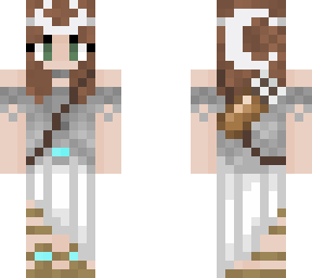 Rose Artemis with Quiver | Minecraft Skin
