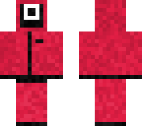 squid game rectangle ranking guard | Minecraft Skin