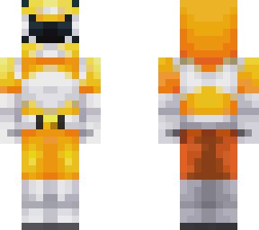 Yellow Ranger - Xbox360 Power Rangers Skin Pack | Minecraft Skin