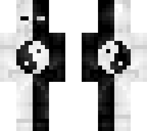 Yin Yang Steve | Minecraft Skin