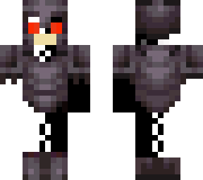 Netherite armour black 'n' white | Minecraft Skin