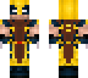 New wolverine brown suit | Minecraft Skin