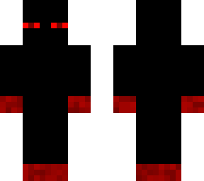 the red enderman | Minecraft Skin