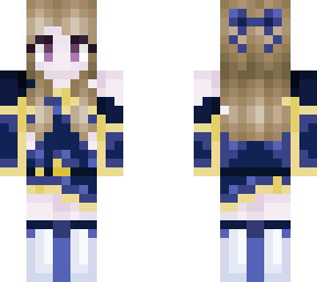 navy bow | Minecraft Skin