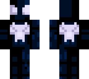 Original Blacksuit Spider-Man (Layer effects) | Minecraft Skin