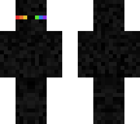 Rainbow Enderman | Minecraft Skin