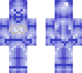 Blue Infinity Steve | Minecraft Skin