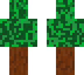 Tree/Custom head bush | Minecraft Skin