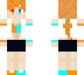 DJ Music Player BPS Alex (with her hair tied) | Minecraft Skin