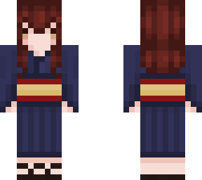 Fai Blue Kimono (NEW CALISTA) | Minecraft Skin