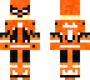 Orange Line | Minecraft Skin