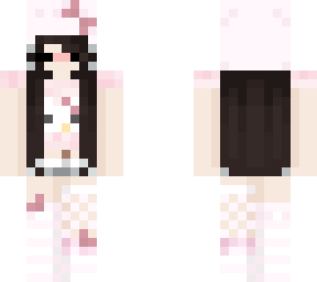 PinkOrgans - Hello Kitty (Side Bangs) | Minecraft Skin