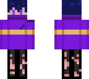 purple hoodie dude | Minecraft Skin