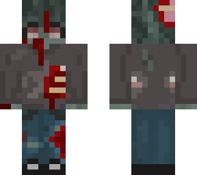 Wounded Zombie Guy | Minecraft Skin