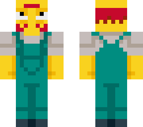 Groundskeeper Willie - Xbox360 The Simpsons Skin Pack | Minecraft Skin