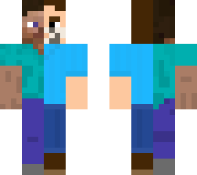 half steve and half jack black | Minecraft Skin