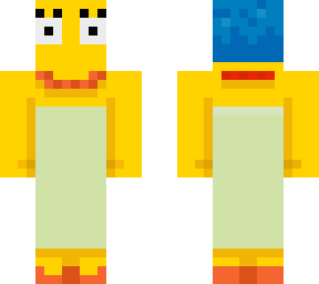 Marge Simpson - Xbox360 The Simpsons Skin Pack | Minecraft Skin