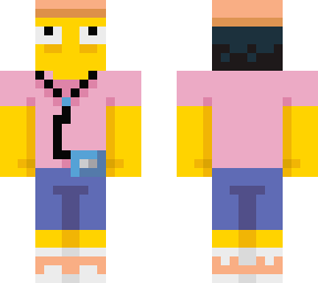 Otto Mann - Xbox360 The Simpsons Skin Pack | Minecraft Skin