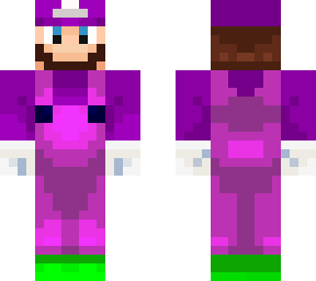 Purple Mario | Minecraft Skin