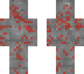 Redstone Ore Steve | Minecraft Skin