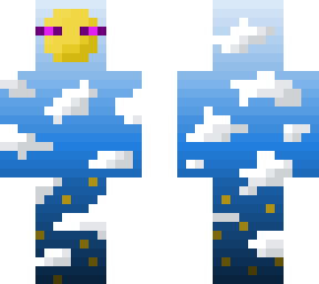 Cloudy enderman | Minecraft Skin