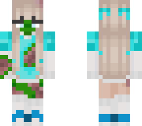 Cute Zombie Girl | Minecraft Skin