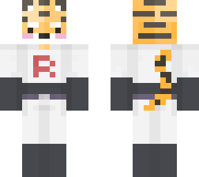 Team Rocket tiger | Minecraft Skin