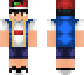 Ash Ketchum (Pokemon Journeys) | Minecraft Skin