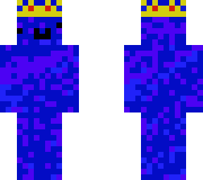 Blue blob king | Minecraft Skin