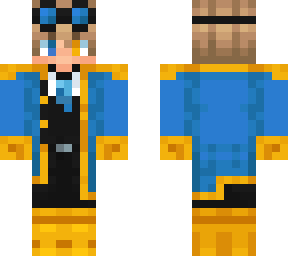 NitrusYT blue Gogs | Minecraft Skin