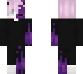 Purple Fire Boy | Minecraft Skin
