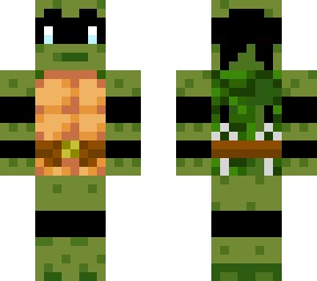 Raphael in black TMNT | Minecraft Skin