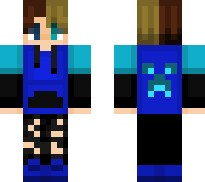 bleu & blue v2 | Minecraft Skin
