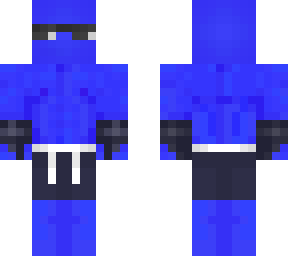Buff Blue Guy (Has a Secret) | Minecraft Skin