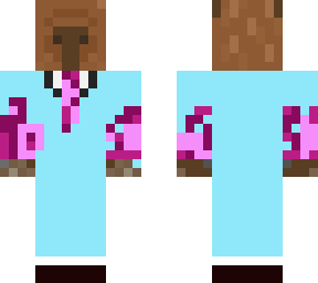 Capivara BLUE and pink um | Minecraft Skin