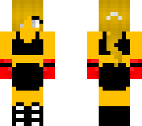 Female - Boxer - Ponytail | Minecraft Skin