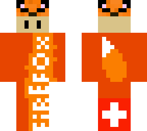 Firefox Schweizer Kopf | Minecraft Skin