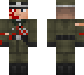 German Officer Wounded | Minecraft Skin