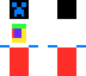 JAXGAB15 wearing block merch | Minecraft Skin