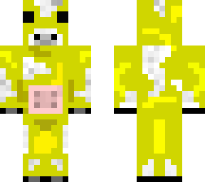 Yellow Mooshroom Cow | Minecraft Skin