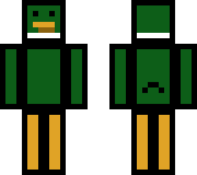Duck with cartoony outline | Minecraft Skin