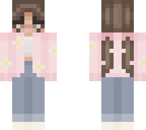 pink cardigan | Minecraft Skin