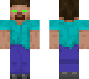 real steve green | Minecraft Skin