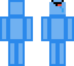 blue derp | Minecraft Skins