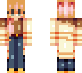 l a t t e ☘ skintober day one | Minecraft Skin