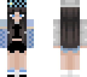 cute girl with arm warmerz | Minecraft Skin