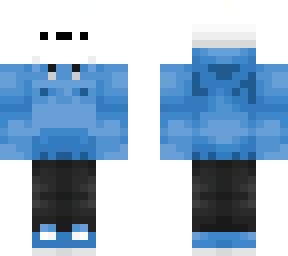 Derpy Blue Hoodie Guy | Minecraft Skin